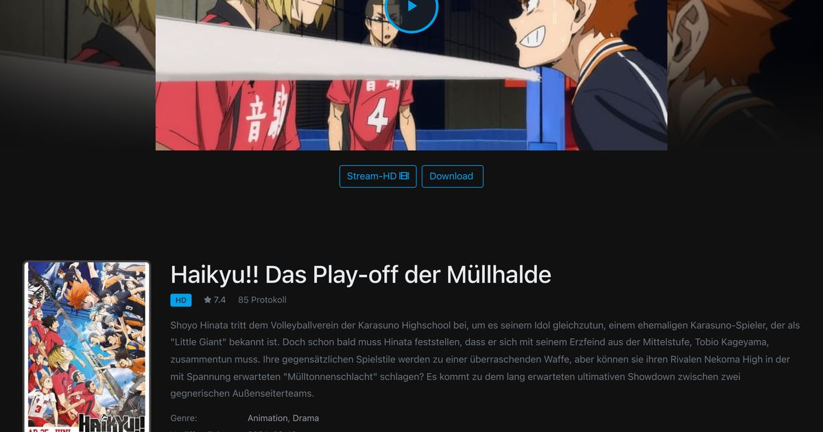 Haikyu!! Das Play-off der Müllhalde » Stream Kkiste Ganzer Film auf ...