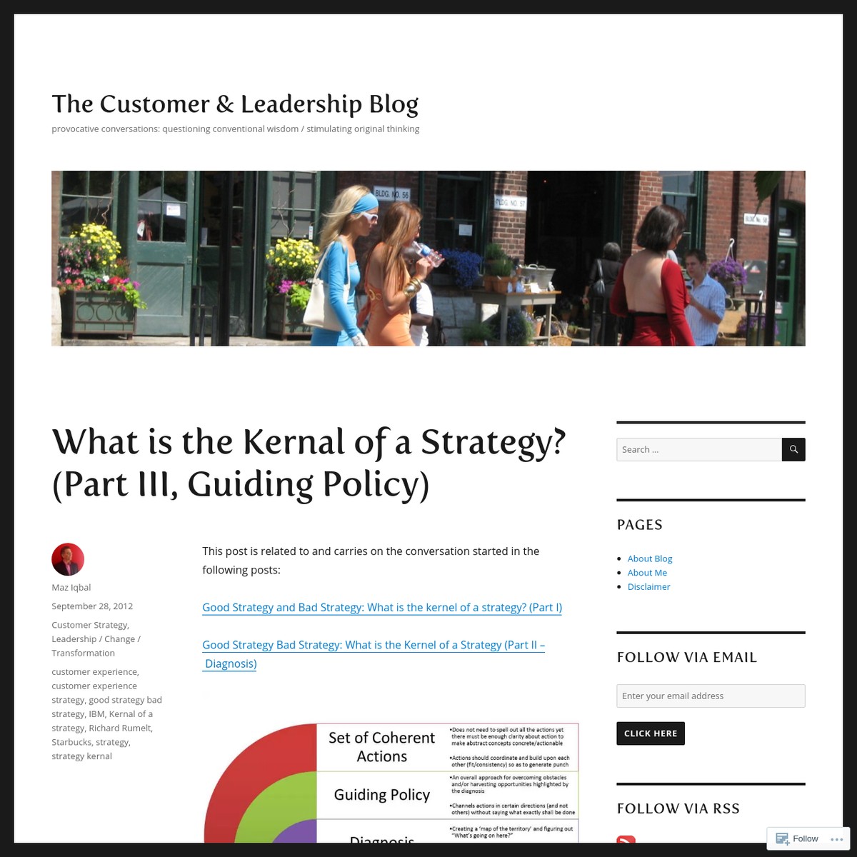 What is the Kernal of a Strategy? (Part III, Guiding Policy) — Are.na