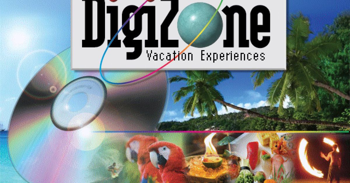 DigiZone Vacation Experiences launch screen (1998) | Are.na