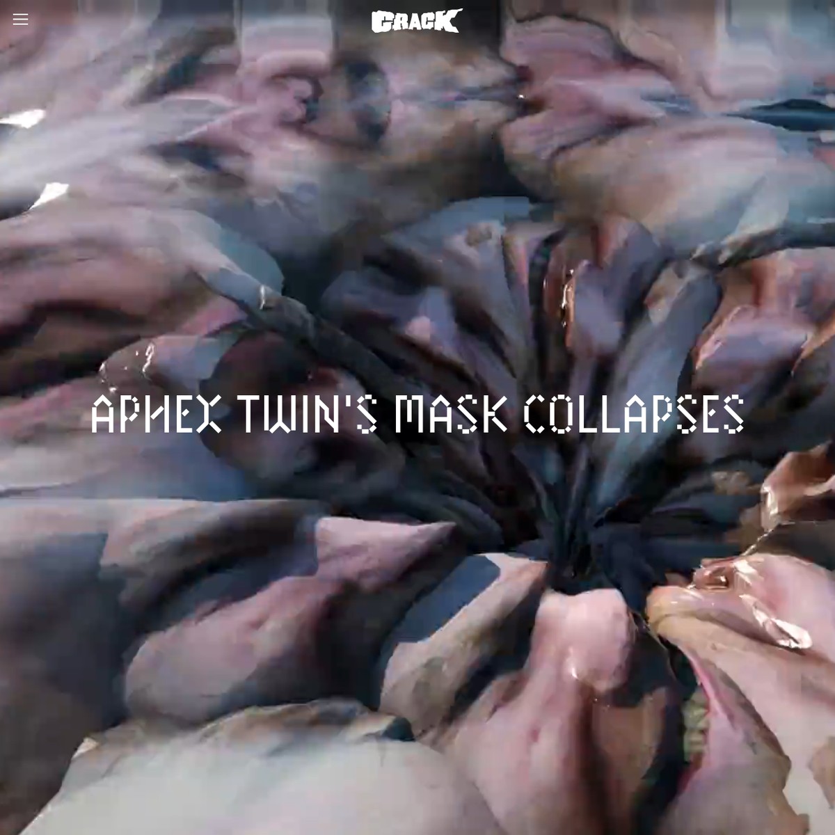Cover story: Aphex Twin's mask collapses — Are.na