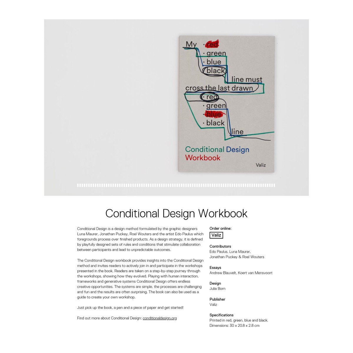 Out Now: Conditional Design Workbook — Are.na