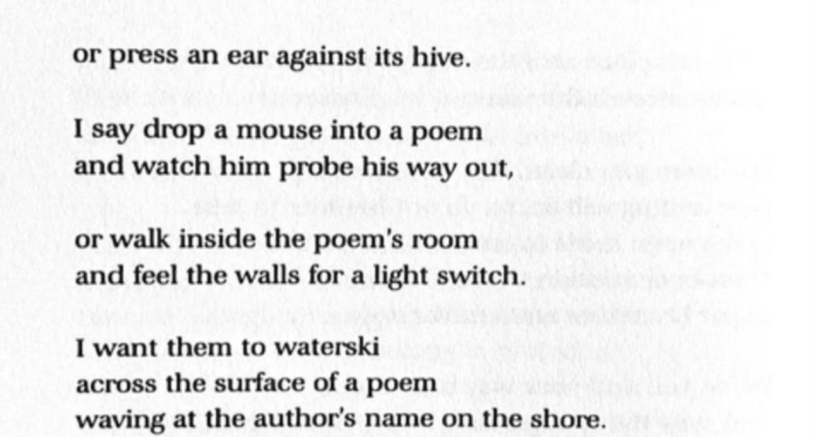 the unsayable thing at the centre of the poem | Are.na