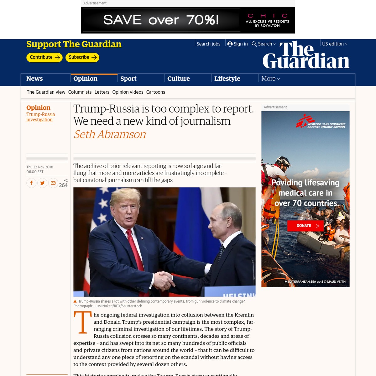 Trump-Russia is too complex to report. We must turn curatorial ...