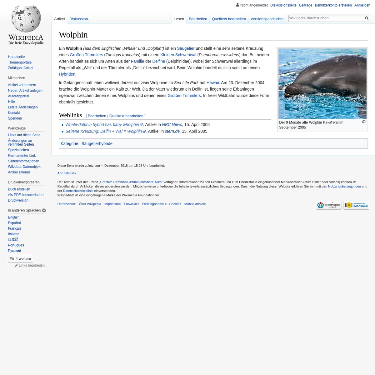 Wolphin - Wikipedia — Are.na
