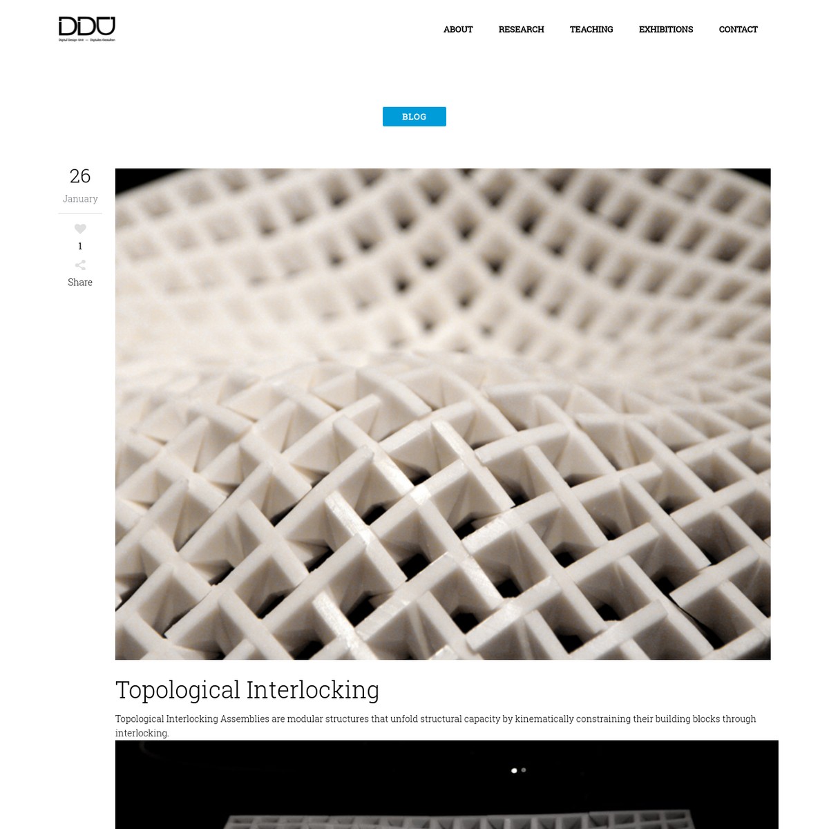 Topological Interlocking — Are.na