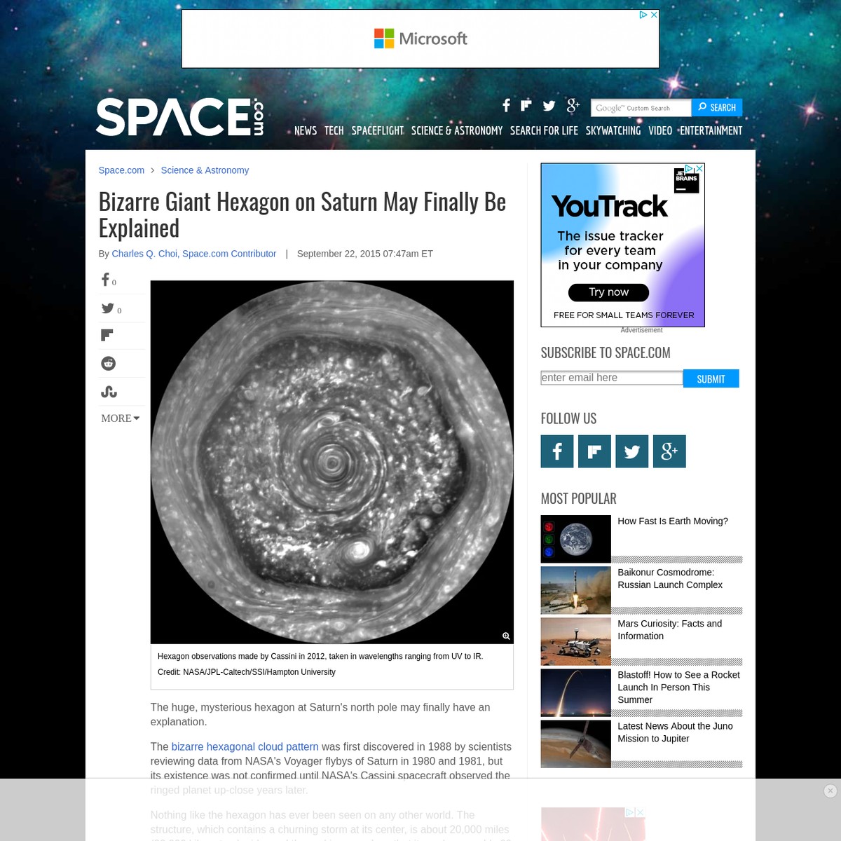 Bizarre Giant Hexagon on Saturn May Finally Be Explained — Are.na