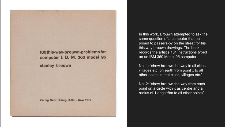 Stanley Brouwn - This Way Brouwn (1960 - 1964) | Are.na
