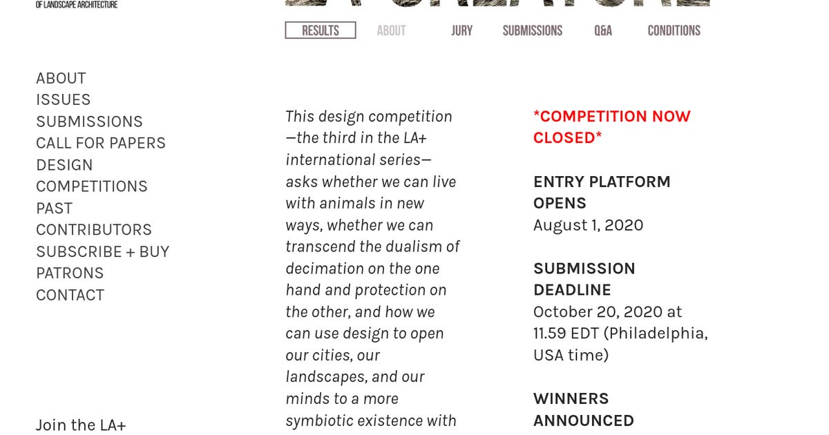 LA+ CREATURE_ABOUT - laplusjournal | Are.na