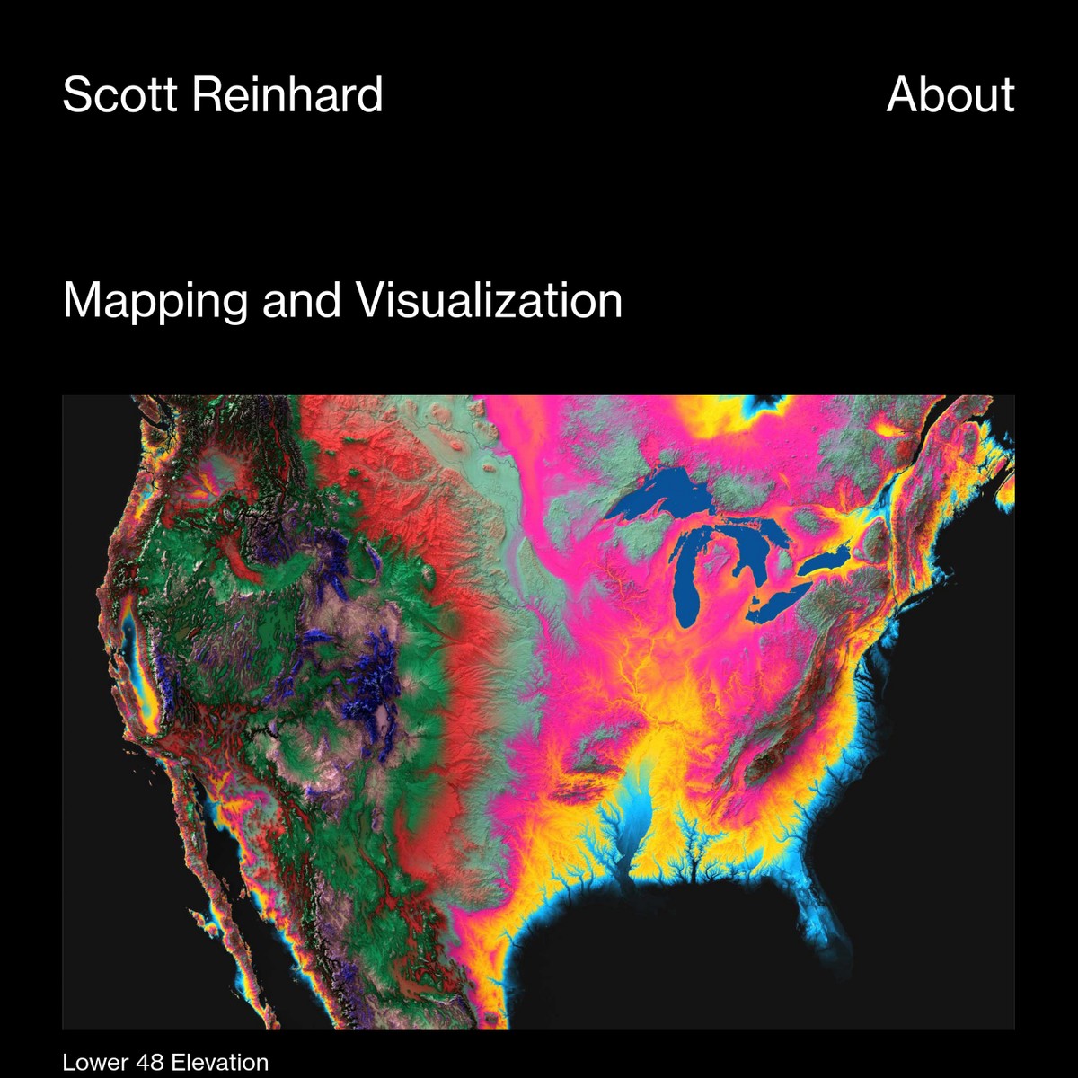 Mapping and Visualization - Scott Reinhard — Are.na