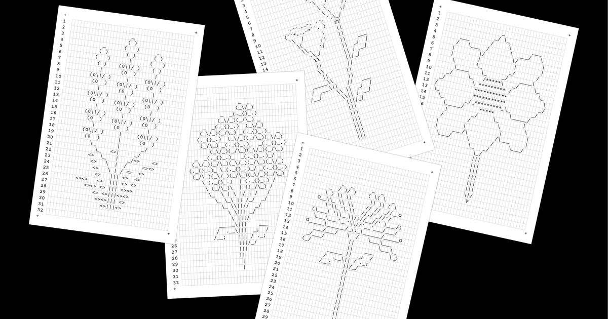 ascii grid mono unicode | Are.na