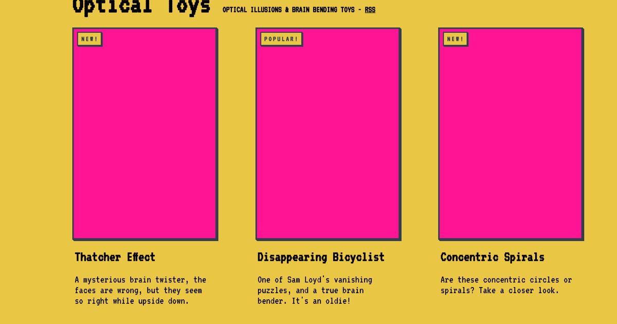 Optical Toys | Optical Illusions and Toys | Are.na